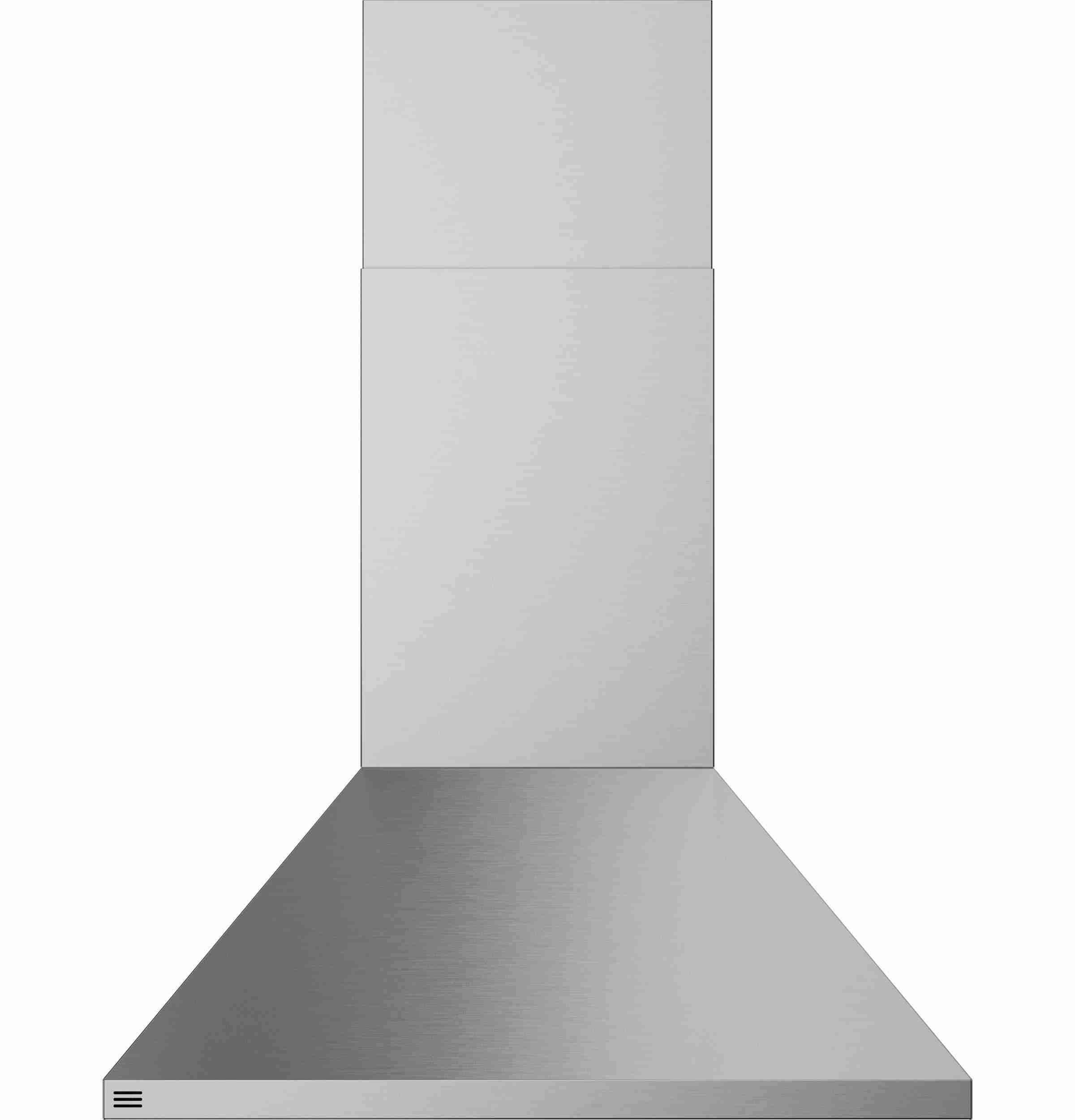 GE Profile 30" Wall-Mount Pyramid Chimney Vent Hood with Clean Air ...